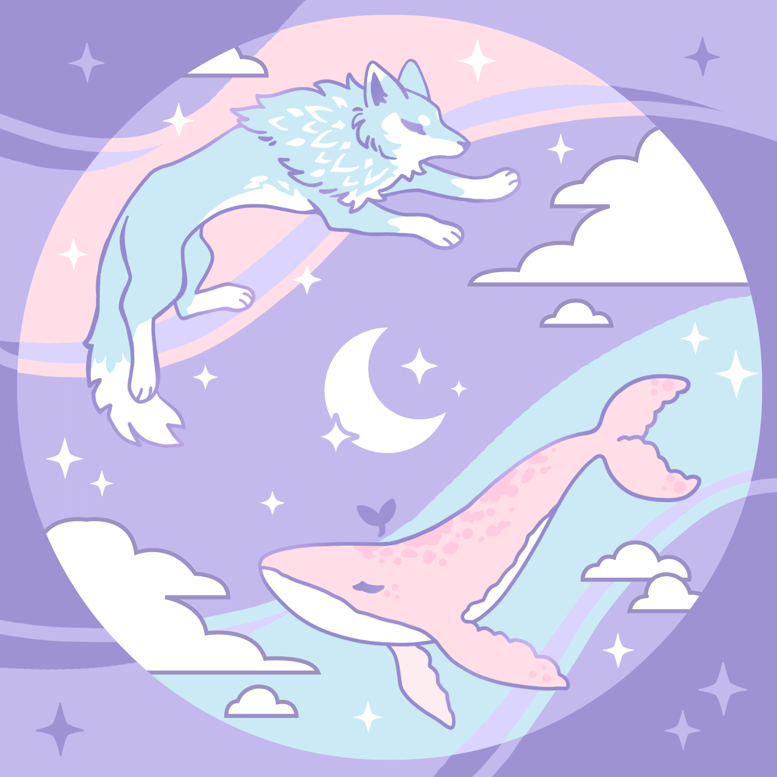 Whales & Wolves – SleepingWolvesArt